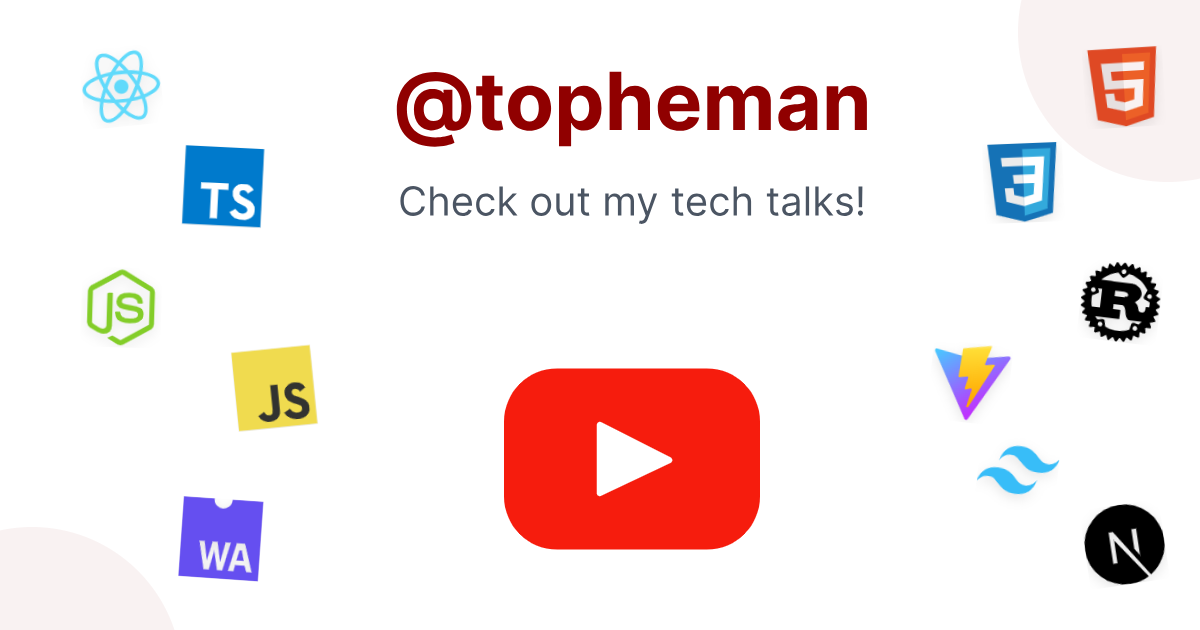 Christophe Rosset (topheman) - Developer Portfolio